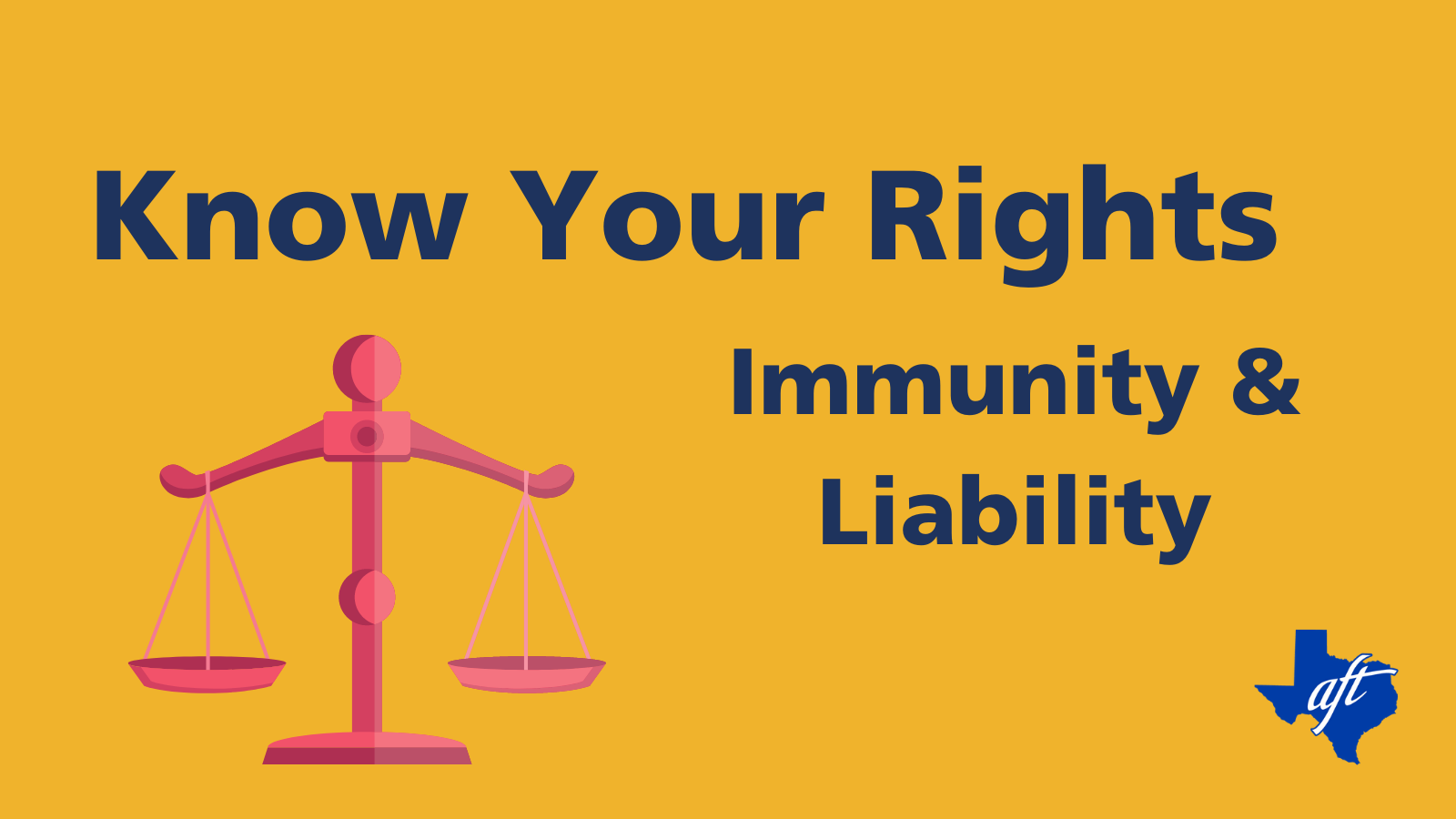 Texas AFT :Immunity & Liability ‣ Texas AFT