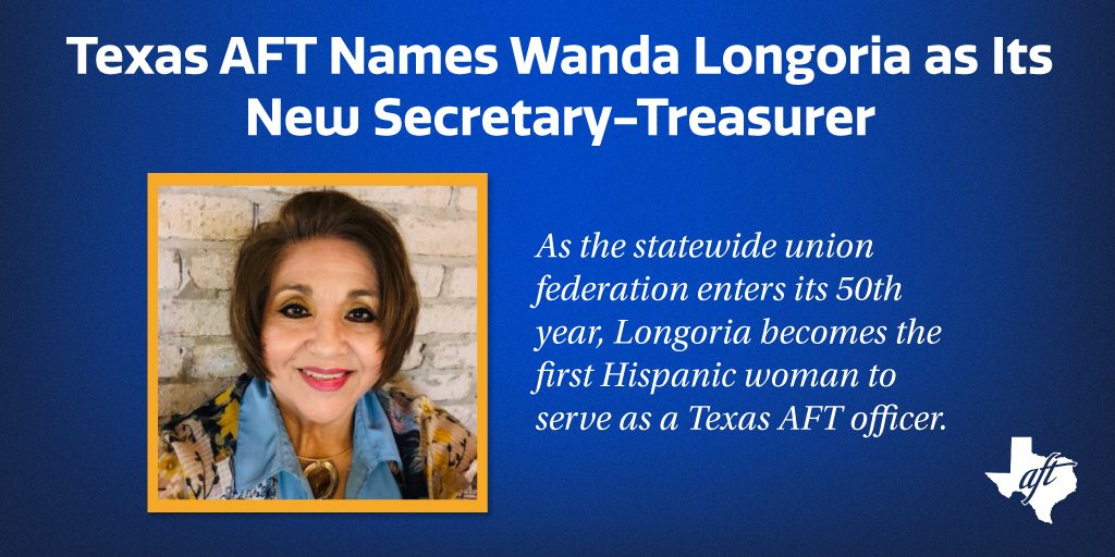 Texas AFT :Texas AFT Names New Secretary-Treasurer with Historic ...
